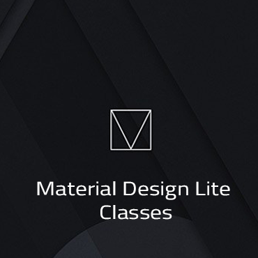 List of all Material Design Lite Classes - Codershood