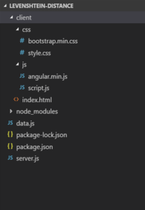 did you mean using Nodejs project structure - Codershood