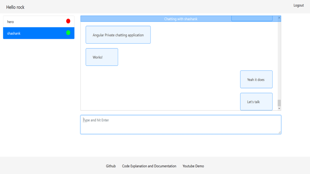 Real time private chatting app using React, Nodejs, mongodb and Socket ...